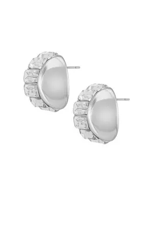 Vince Camuto Baguette Crystal Stud Earrings