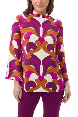 Trina Turk Mock Neck Blouses