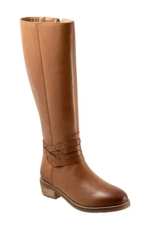 Softwalk Knee High Boots - Luggage