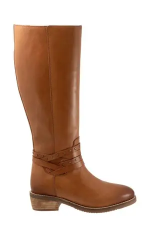 Softwalk Knee High Boots - Luggage