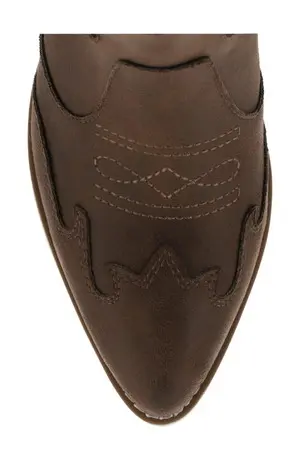 Mia Clorinda Western Boots - Chocolate
