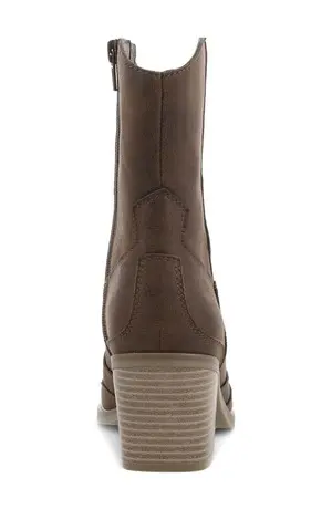 Mia Clorinda Western Boots - Chocolate