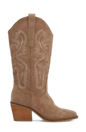 Mia Western Boot - Maple