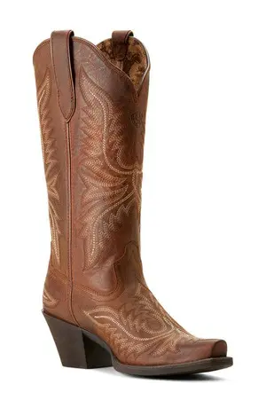 Ariat Round Up Collins Western Boot - Rafter Tan