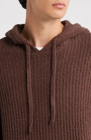 UGG Finnegan Ribbed Hoodie - Cola