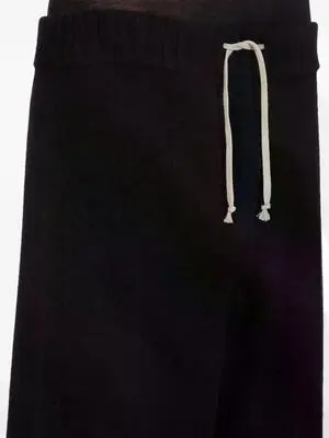 Rick Owens Ribbed-cuff Drawstring Trousers