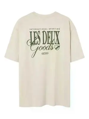 LES DEUX Goods Logo-print Boxy Shirt
