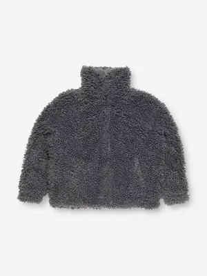 Acne Studios Bomber Fur Jacket - Grey