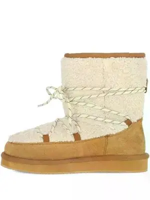 MEXX Lace-up Shearling Boots