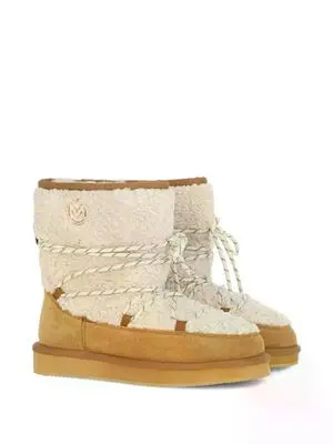 MEXX Lace-up Shearling Boots