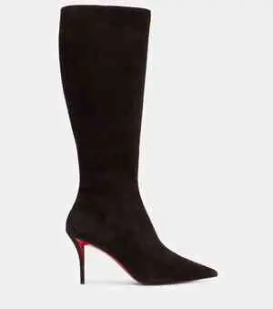 CHRISTIAN LOUBOUTIN Suede Knee-high Boots