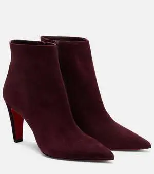 CHRISTIAN LOUBOUTIN Suede Ankle Boots
