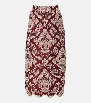 Jacquard Midi Skirts