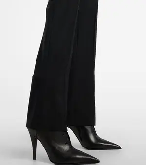 Alexander McQueen Wool Gabardine Suit Pants
