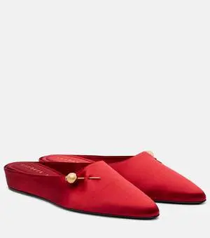 Women's Satin Mules Clogs