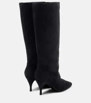HERBERT LEVINE Silhouette Suede Knee-high Boots