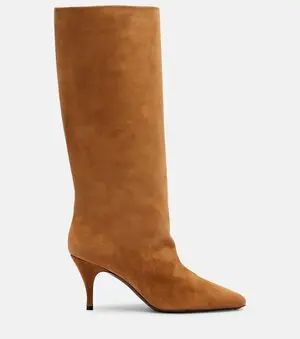 HERBERT LEVINE Silhouette 80 Suede Knee-high Boots