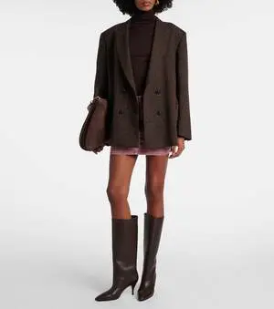 HERBERT LEVINE Silhouette 80 Leather Knee-high Boots