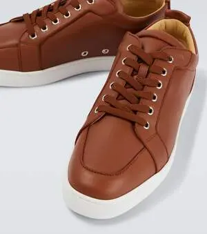 CHRISTIAN LOUBOUTIN Rantulow Orlato Leather Sneakers - Brown