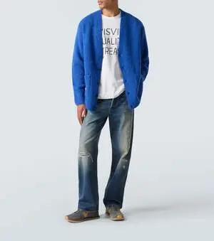 Visvim Jumbo Printed Cotton-blend T-shirt
