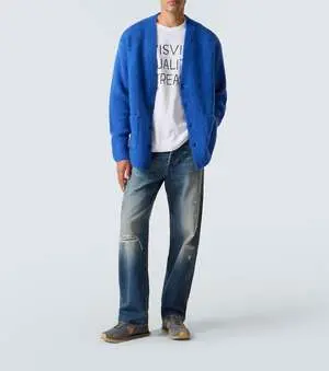 Visvim Social Sculpture 01 Distressed Straight Jeans - Blue