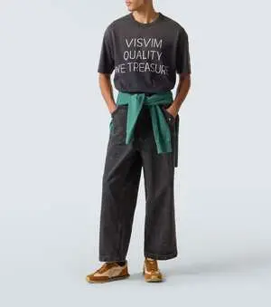 Visvim Jumbo Printed Cotton-blend T-shirt