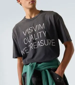 Visvim Jumbo Printed Cotton-blend T-shirt