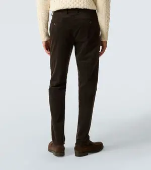 Sunspel Corduroy Straight Leg Trousers