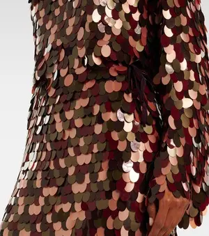 Dries Van Noten Sequined Midi Skirt
