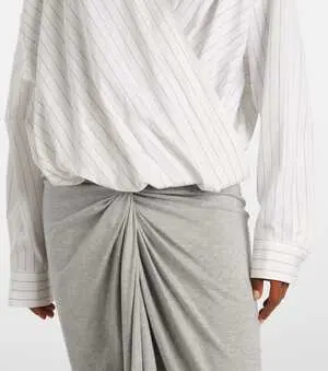 Dries Van Noten Striped Cotton Top