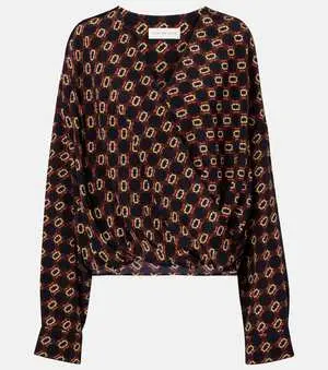 Dries Van Noten V Neck Blouses
