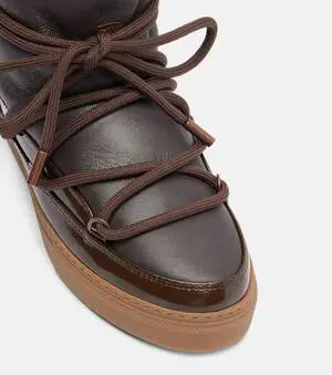 Inuikii Gloss Leather Snow Boots