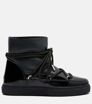 Inuikii Gloss Leather Snow Boots
