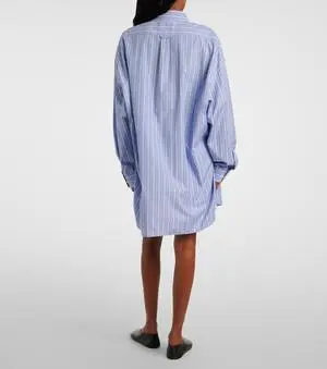 MAISON MARGIELA Striped Cotton Poplin Jumpsuit