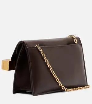 Jacquemus La Pochette Rond Carré Small Leather Clutch