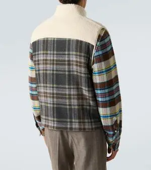 GOD'S TRUE CASHMERE Reversible Cashmere And Wool Vest
