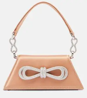 Mach & Mach Samantha Small Satin Shoulder Bag