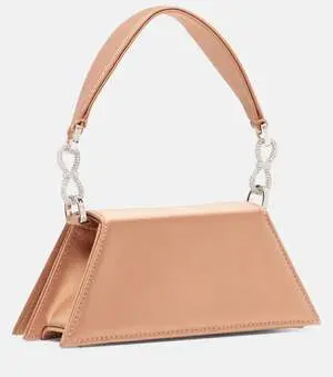 Mach & Mach Samantha Small Satin Shoulder Bag