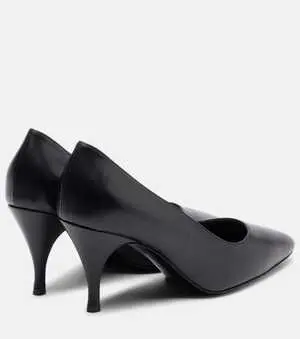 HERBERT LEVINE Pure And Simple Leather Pumps - Black