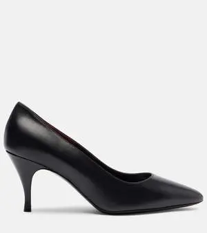 HERBERT LEVINE Pure And Simple Leather Pumps - Black
