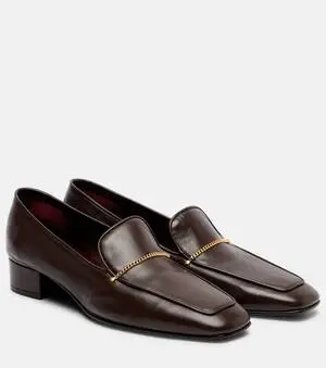 HERBERT LEVINE Fair And Square 30 Leather Loafer Pumps