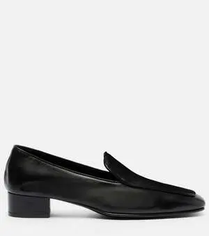 HERBERT LEVINE Fair And Square Leather Loafers