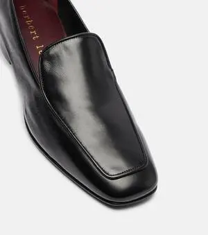 HERBERT LEVINE Fair And Square Leather Loafers