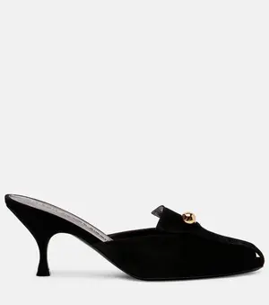 HERBERT LEVINE Aperitif 70 Suede Mules