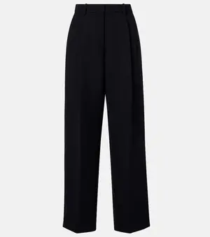 Khaite August High-rise Wide-leg Pants