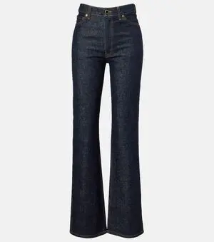 Khaite Danielle High-rise Straight Jeans - Blue