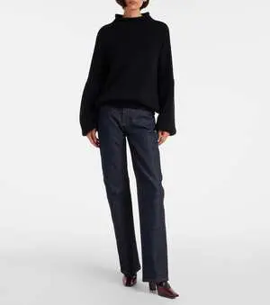 Khaite Danielle High-rise Straight Jeans - Blue