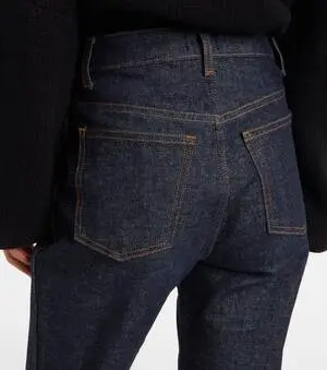 Khaite Danielle High-rise Straight Jeans - Blue