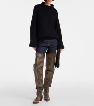 Khaite Danielle High-rise Straight Jeans - Blue