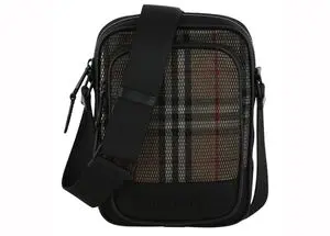 Burberry Check Print Mesh Crossbody